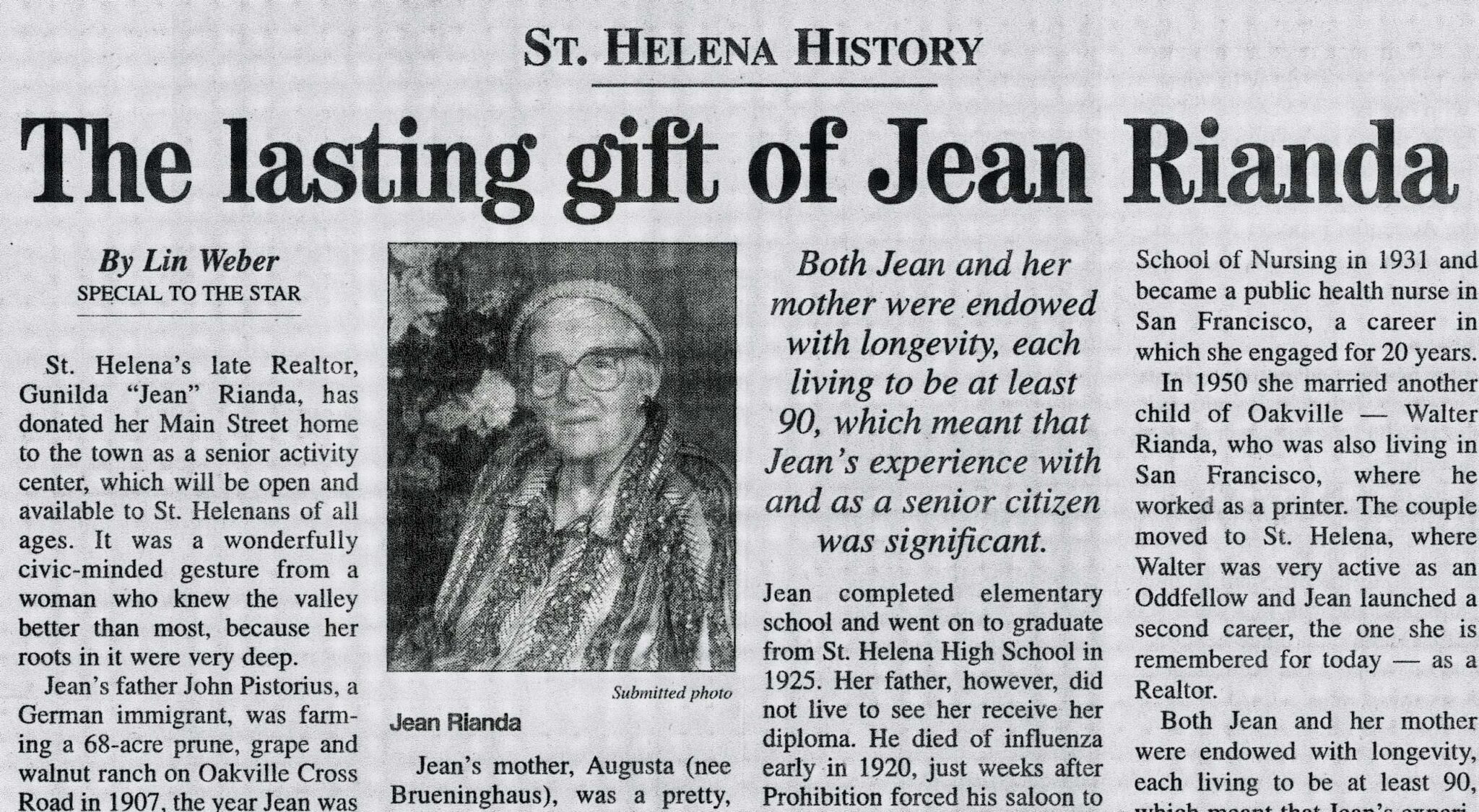 About - Rianda House