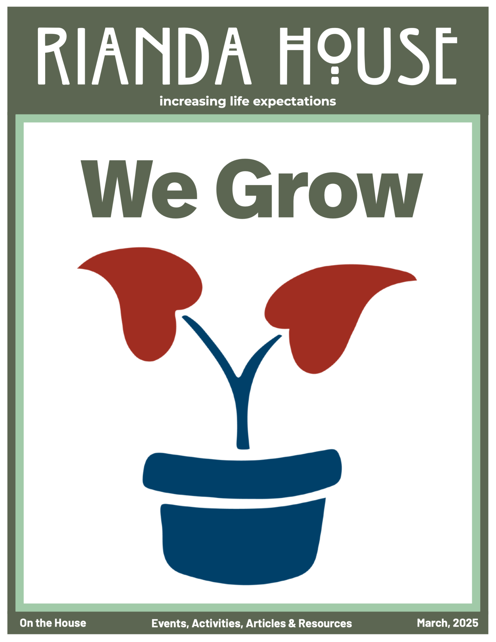 Calendar & Newsletter - Rianda House